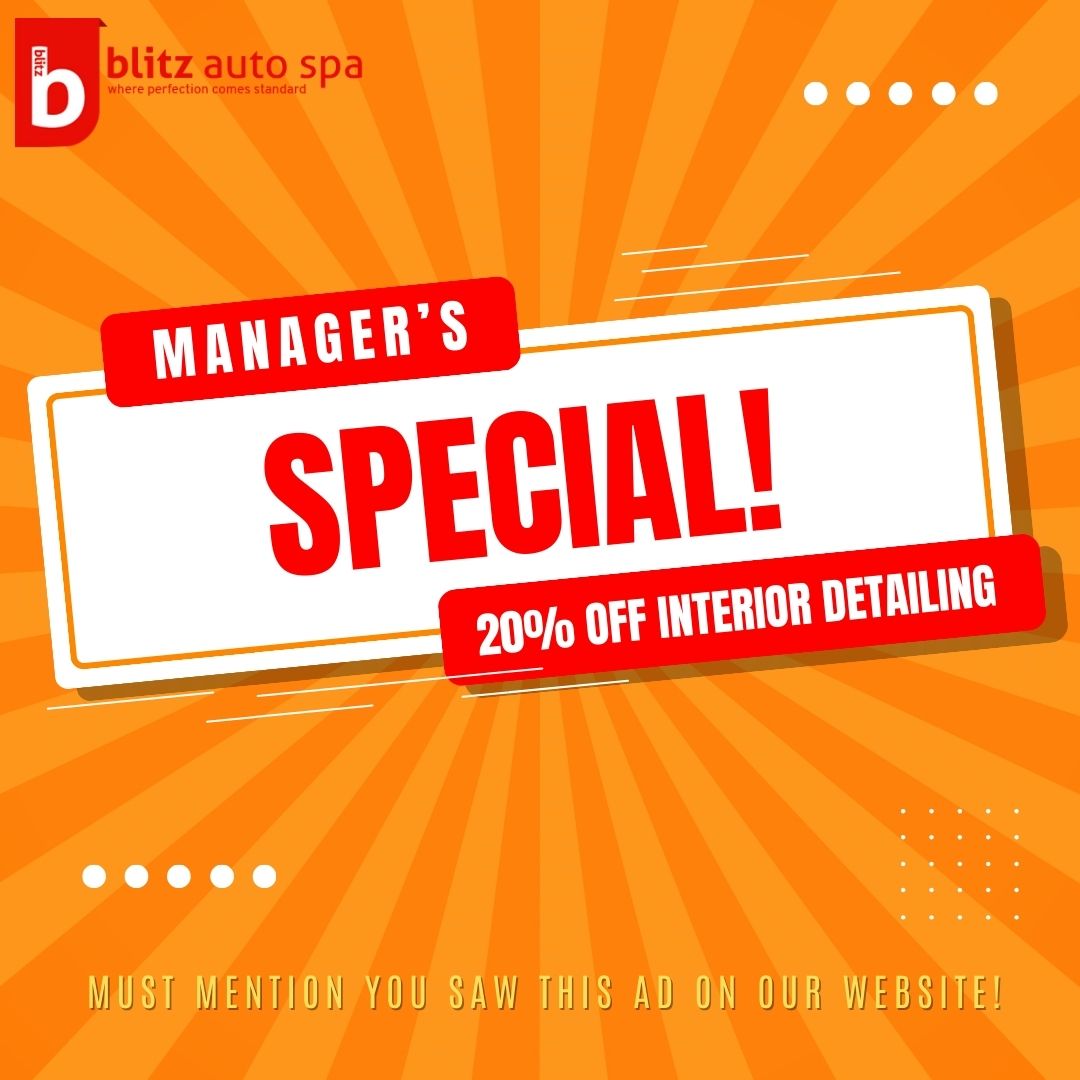 Book Now | Blitz Auto Spa Automotive Detailing Vancouver