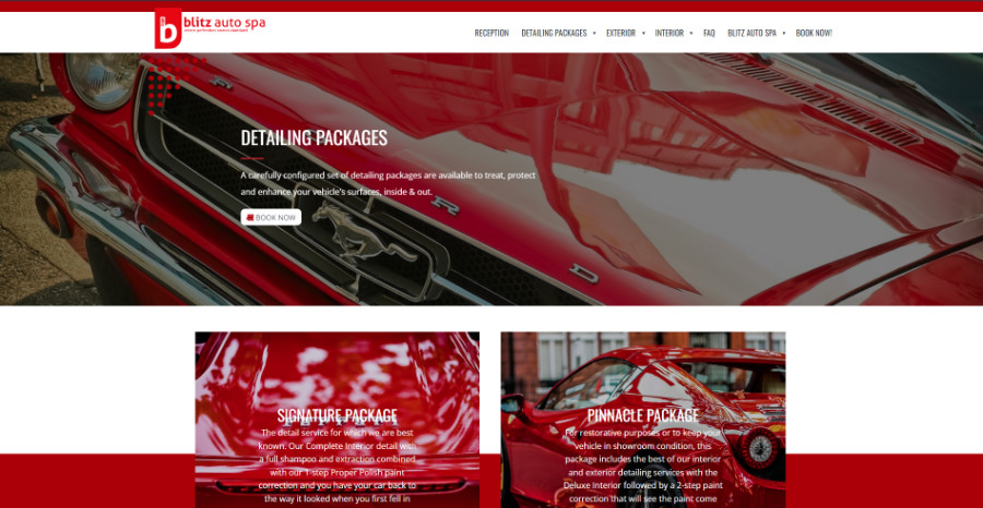 Detailing Packages | Blitz Auto Spa Automotive Detailing Vancouver